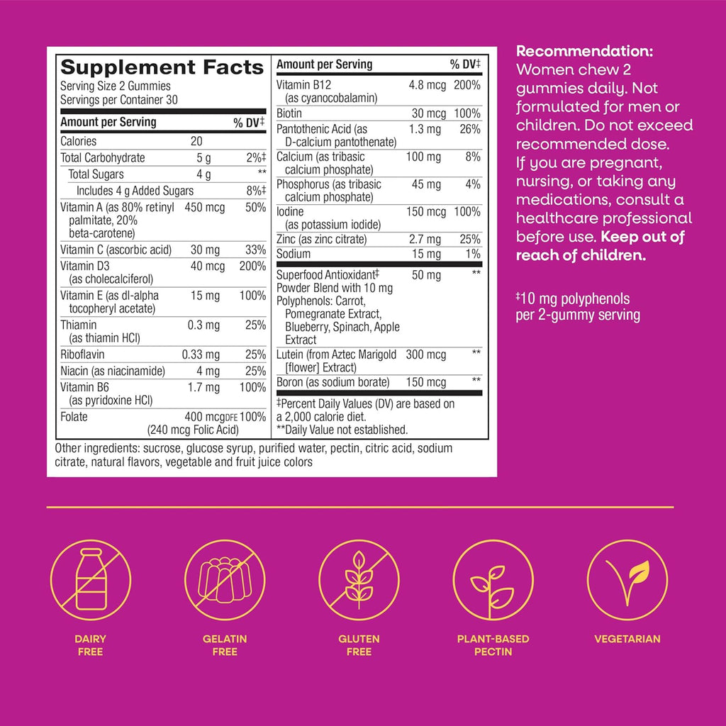 women's 50+ multivitamin for vitality