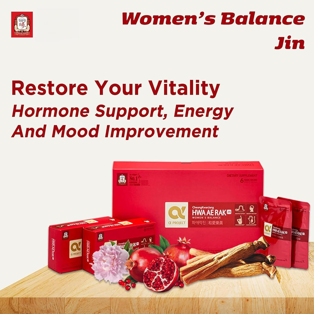 women's balance red ginseng supplement
