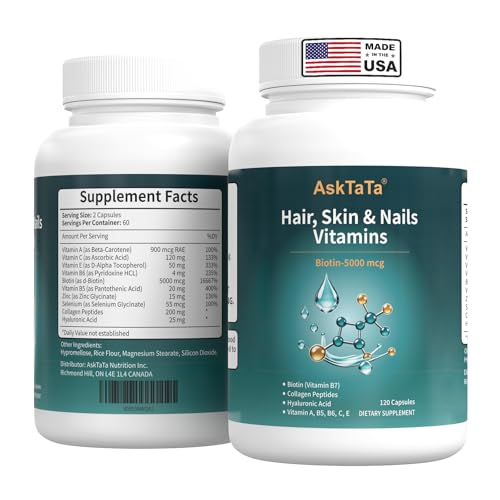 Women's biotin capsules for hair growth