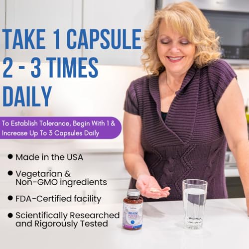 women's brain health vitamin capsules