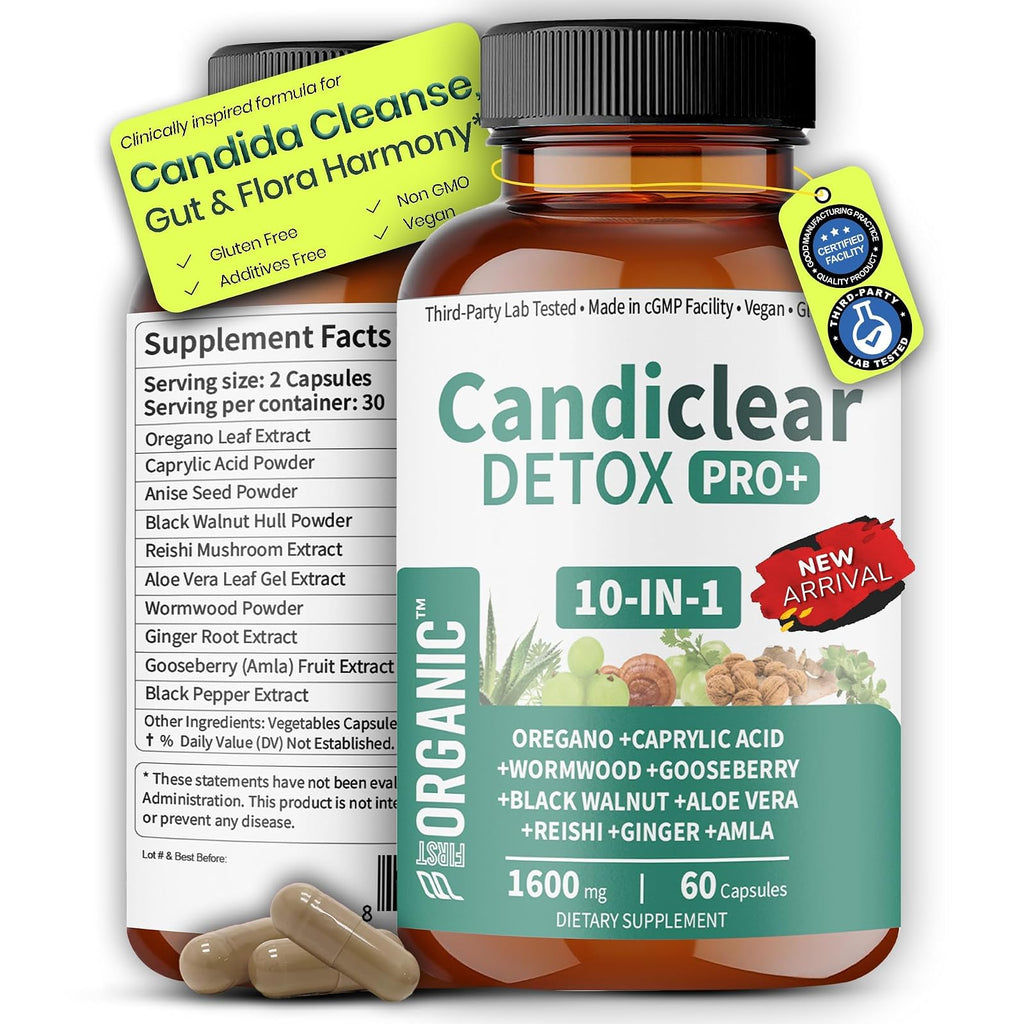 Women's Candida Cleanse capsules for yeast balance