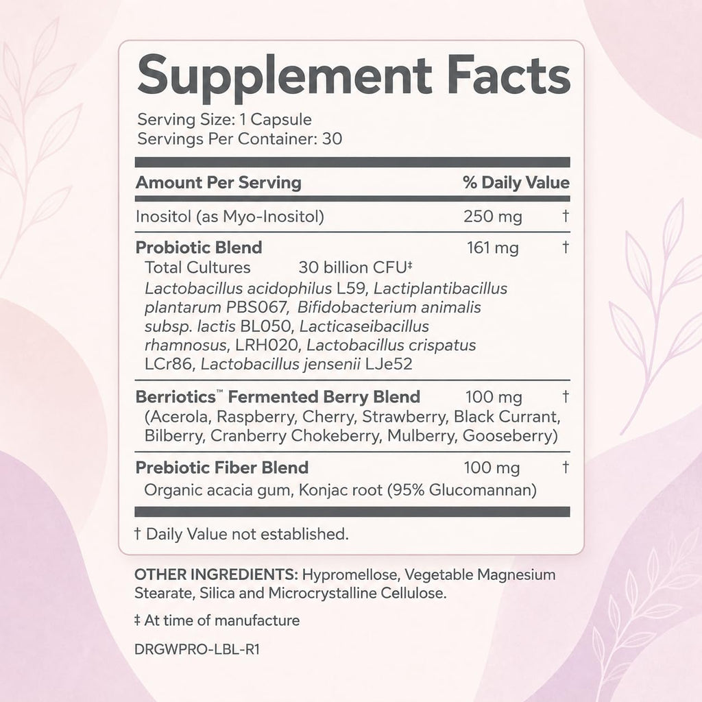 women's daily digestive wellness formula