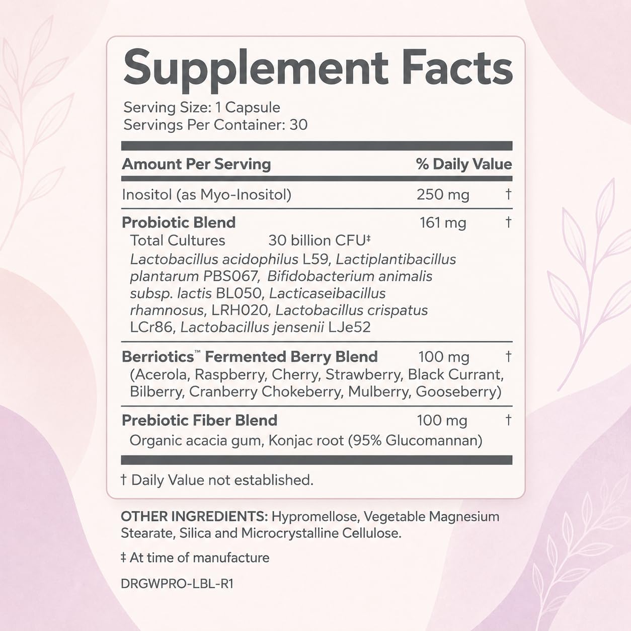 women's daily digestive wellness formula