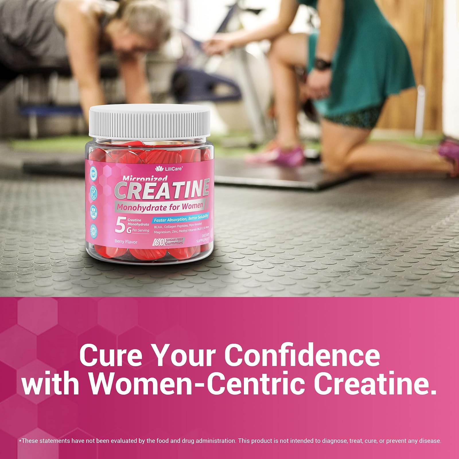 women's fitness creatine gummies