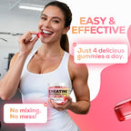 Women's fitness creatine monohydrate