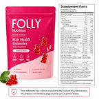 Women’s hair growth multivitamins with fruit