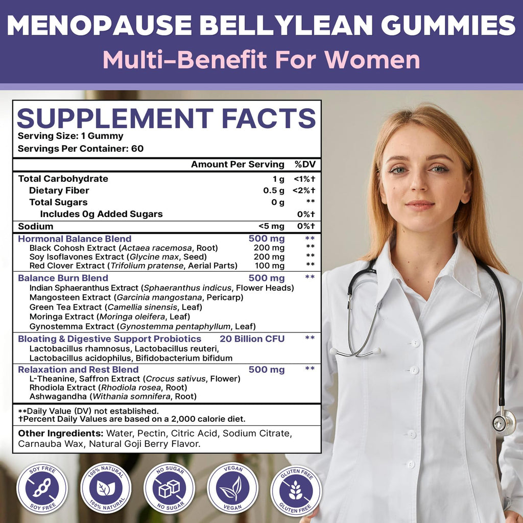 women's health menopause relief gummies