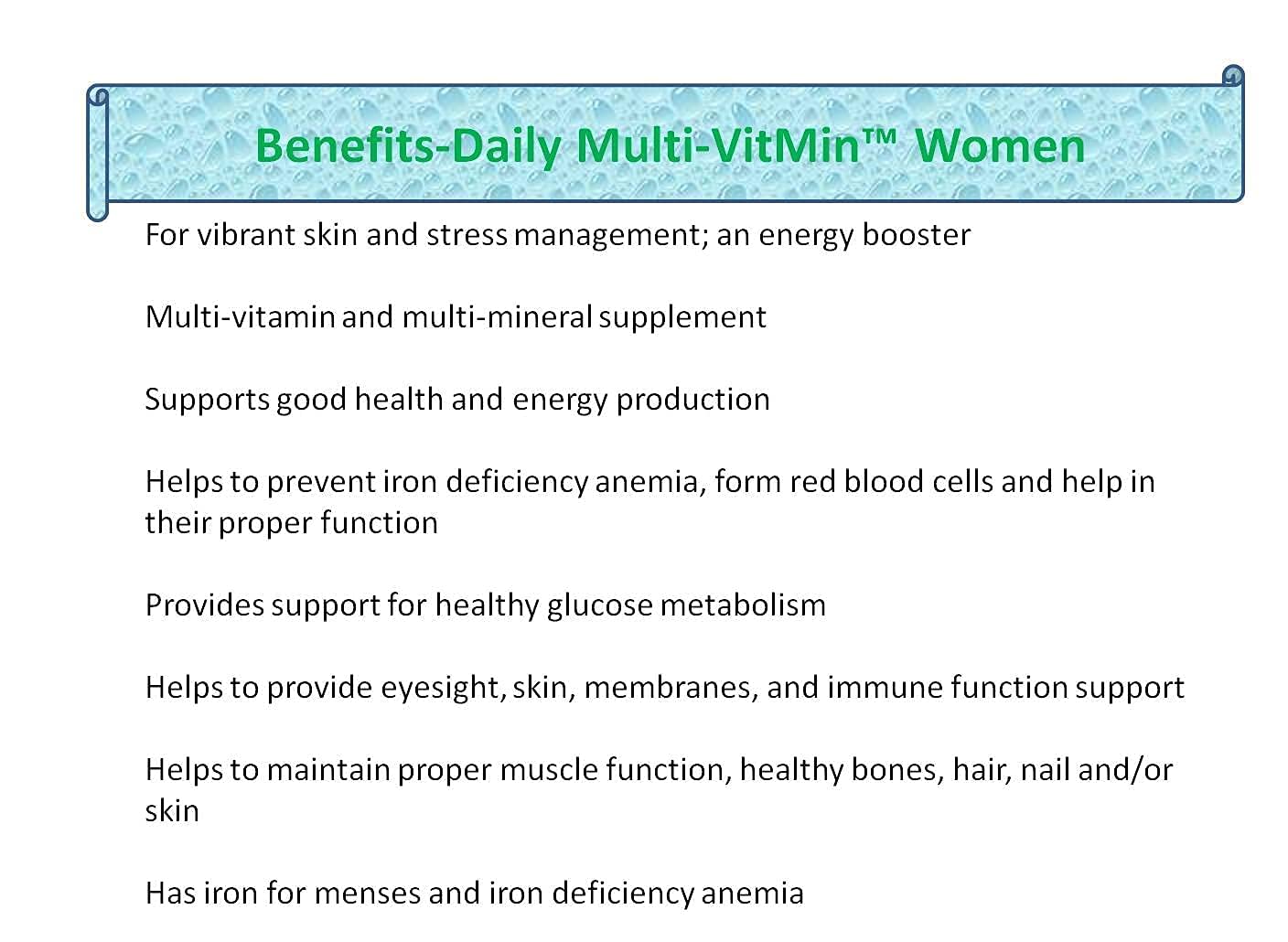 women's health multi-vitamin capsules