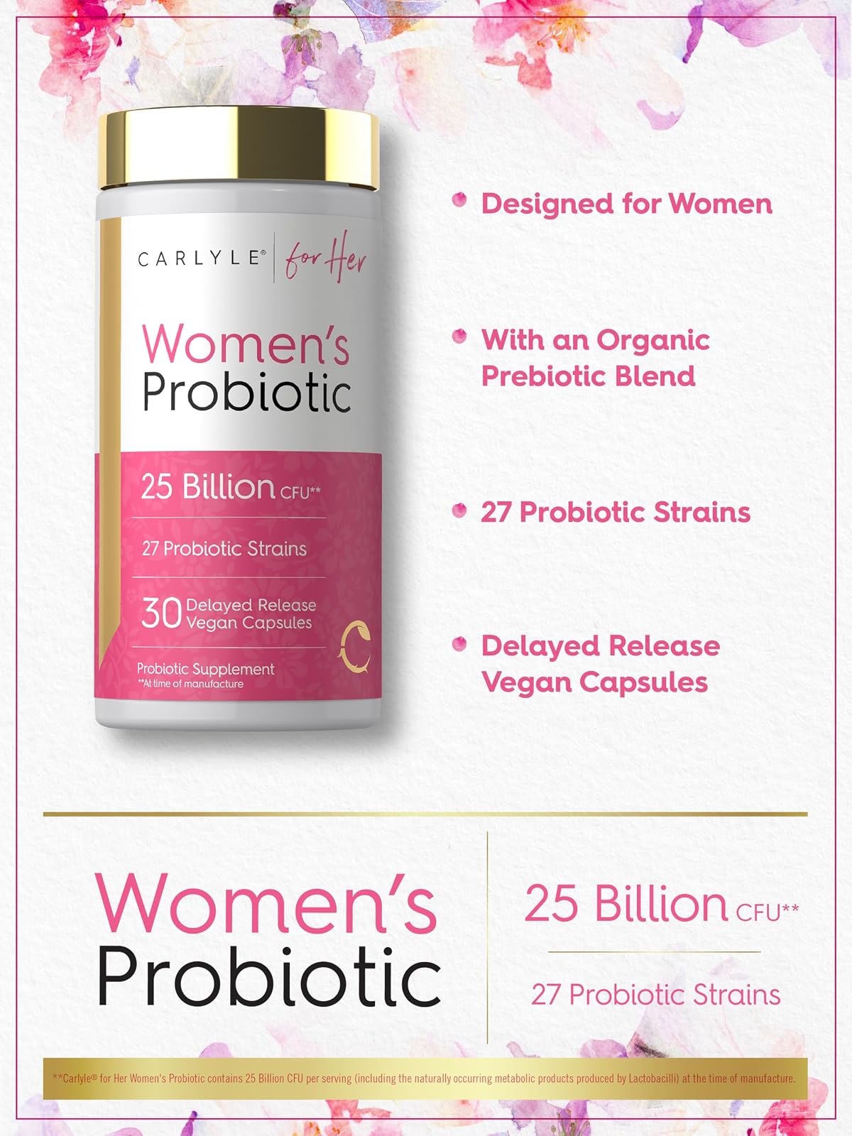 Women's health probiotic formula
