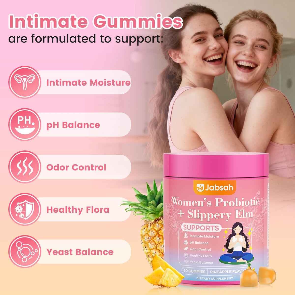 women's health probiotic gummy supplement