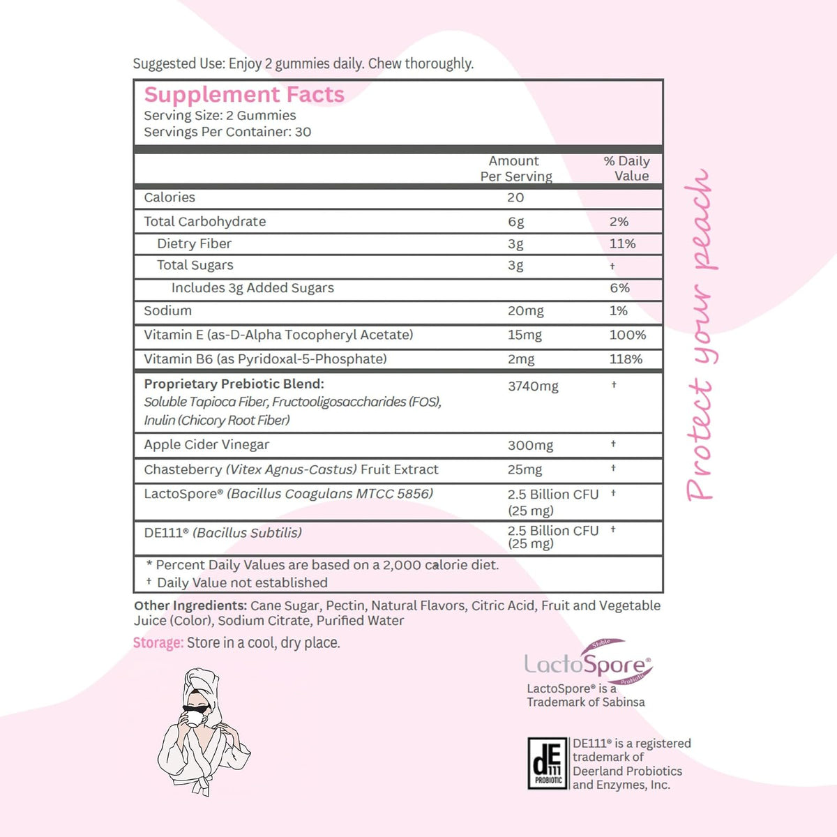 women's health probiotic gummy supplement