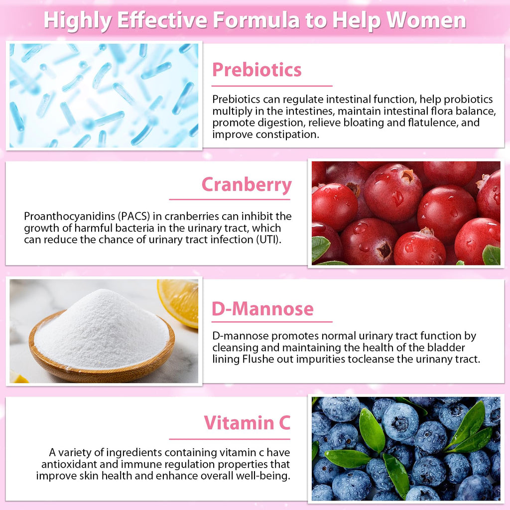 women's health probiotic powder packets