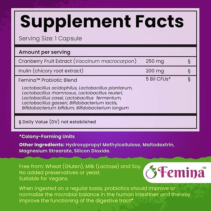 women's health probiotic with cranberry