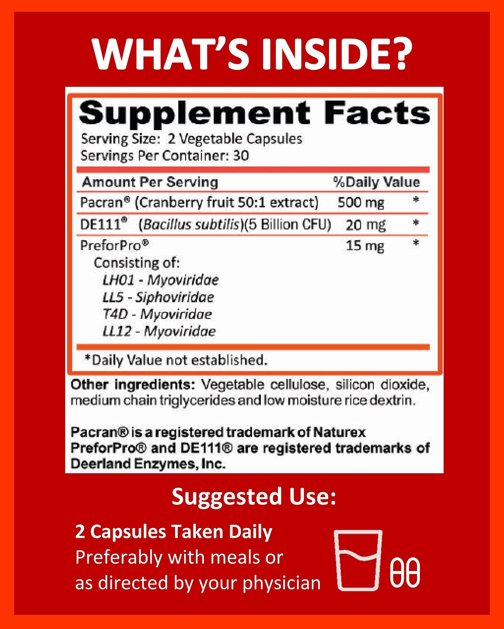 women's health probiotic with cranberry