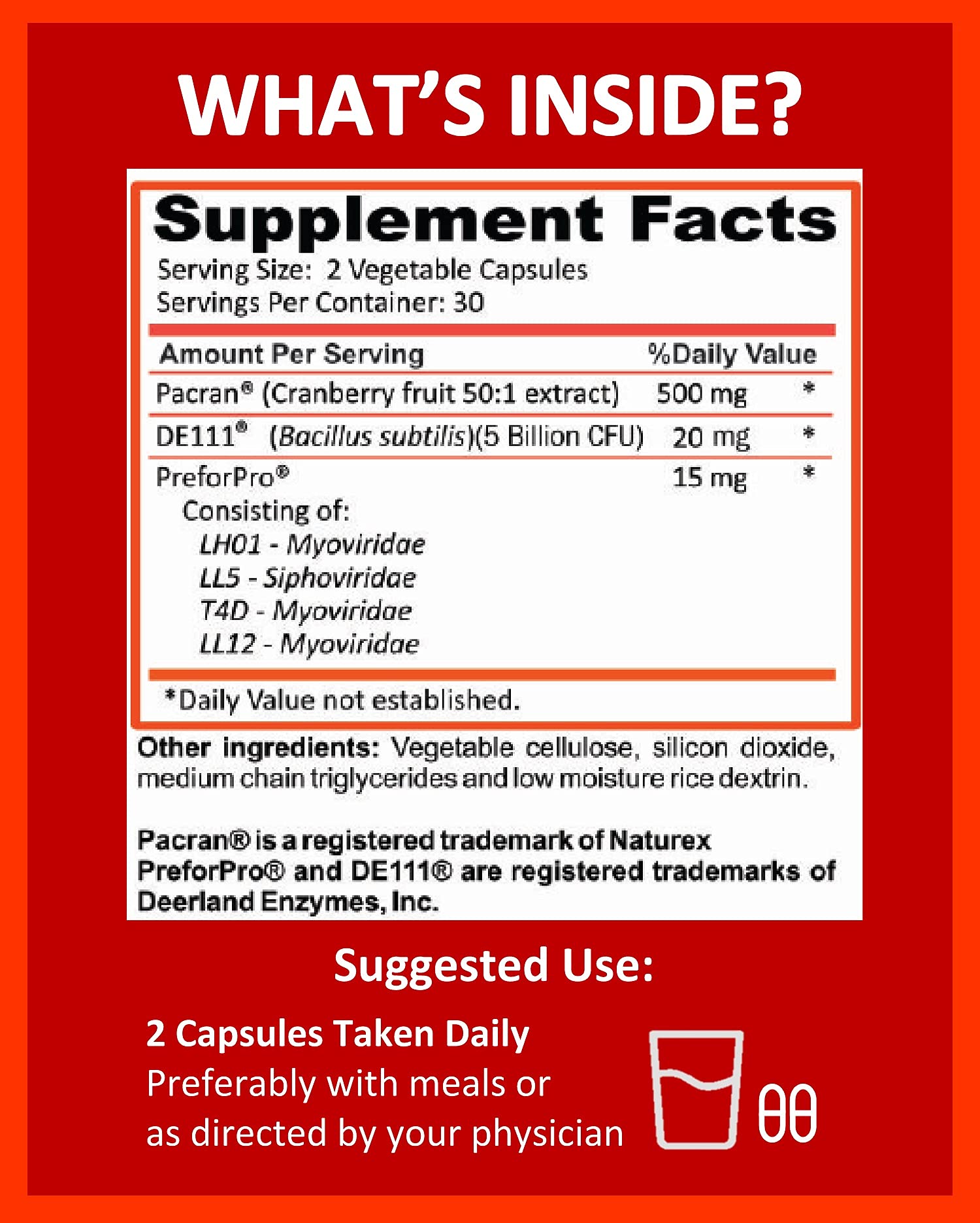 women's health probiotic with cranberry
