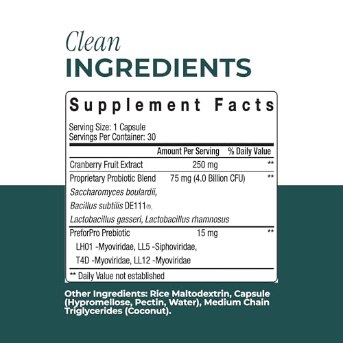 women's health probiotic with natural ingredients