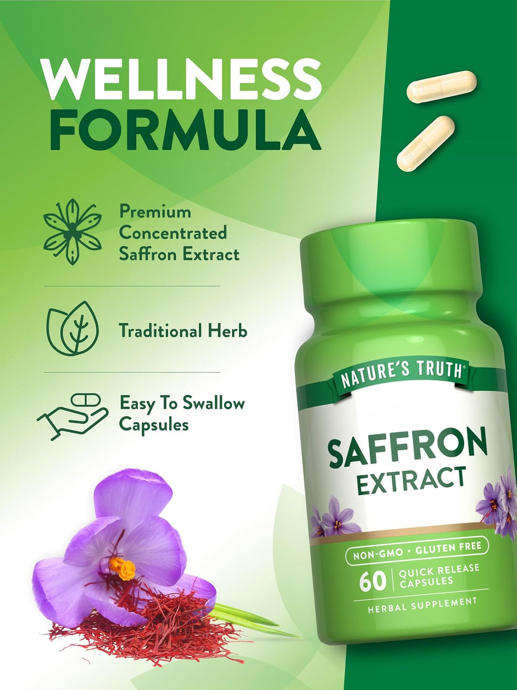 women's health saffron extract supplement