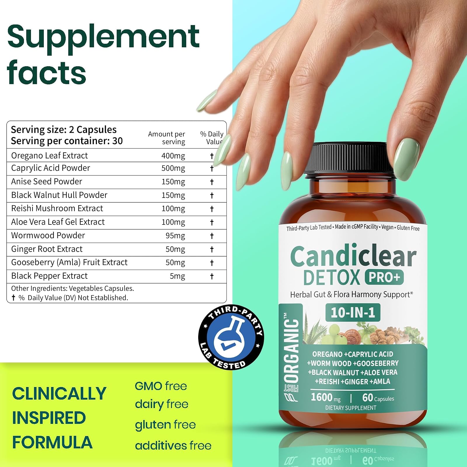 Women's health support with Candida Cleanse