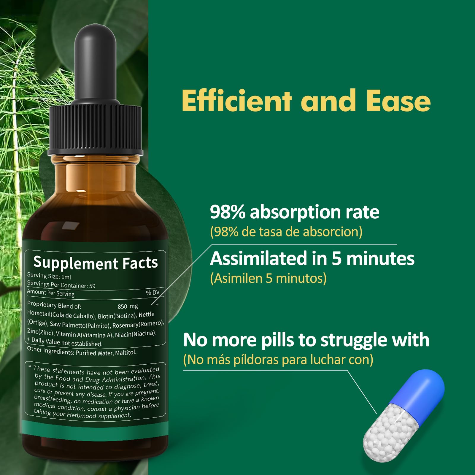 women's herbal hair support