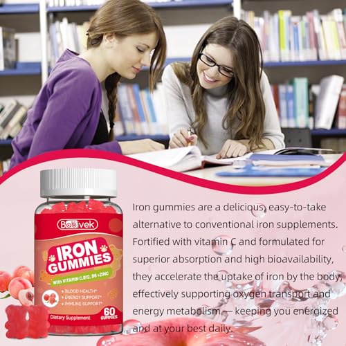 women's iron gummies for energy