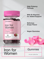 women's iron supplement gummies