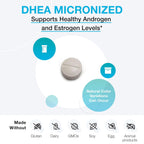 Women's multivitamin with micronized DHEA