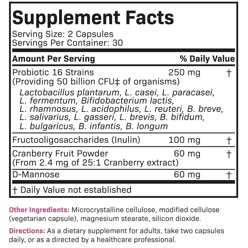 women's probiotic capsules for immunity