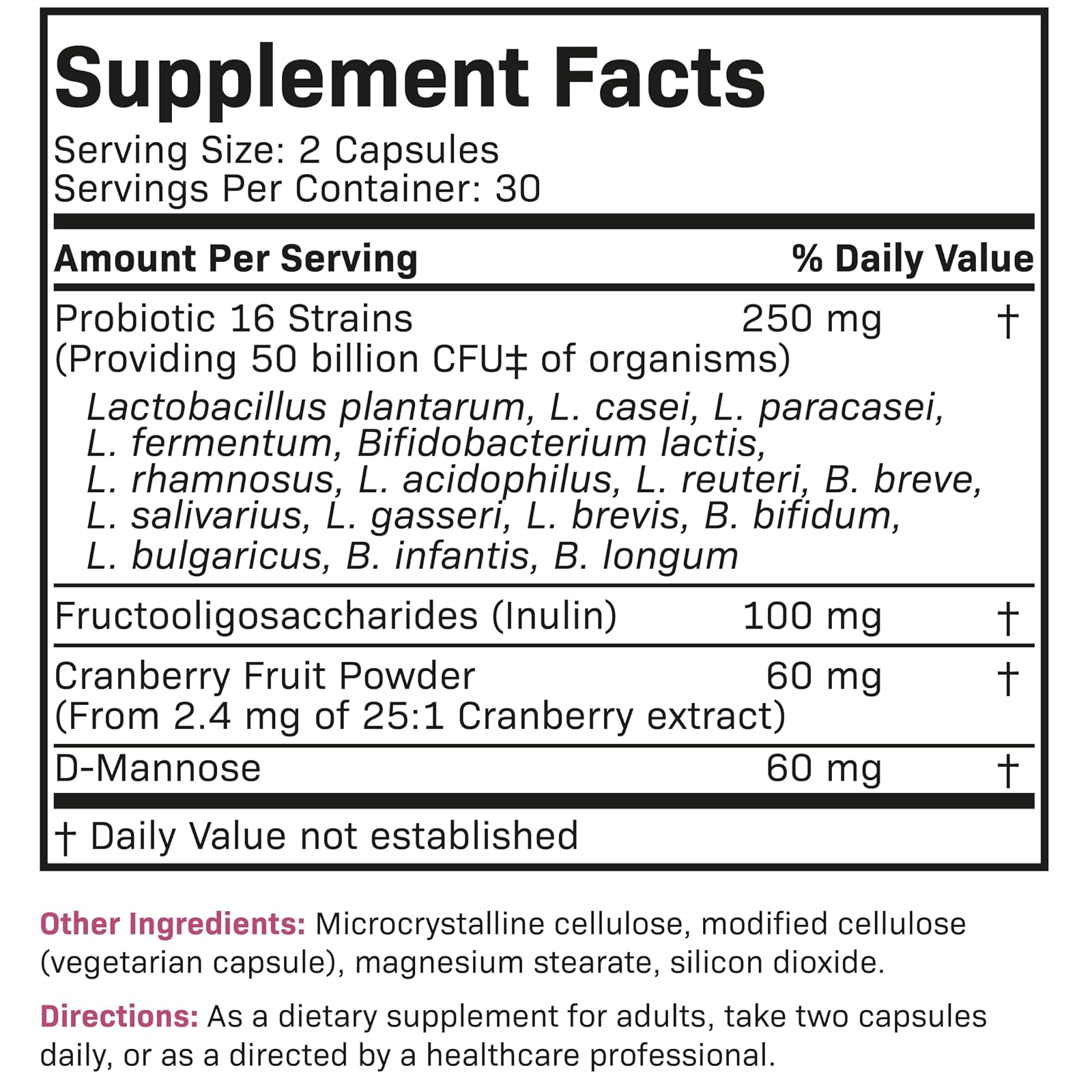 women's probiotic capsules for immunity