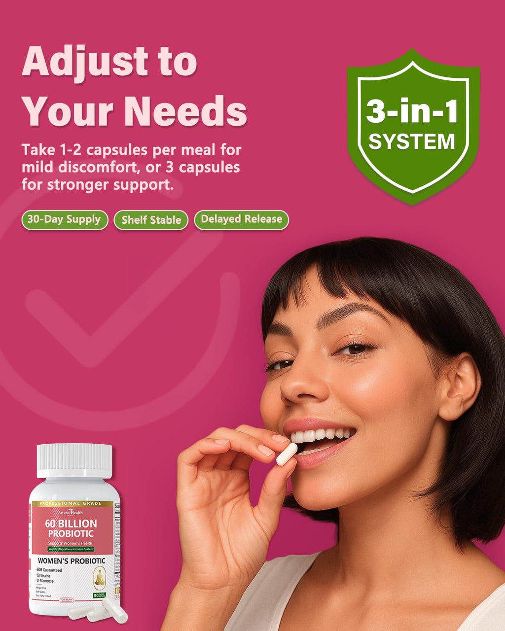 women's probiotics with prebiotics support