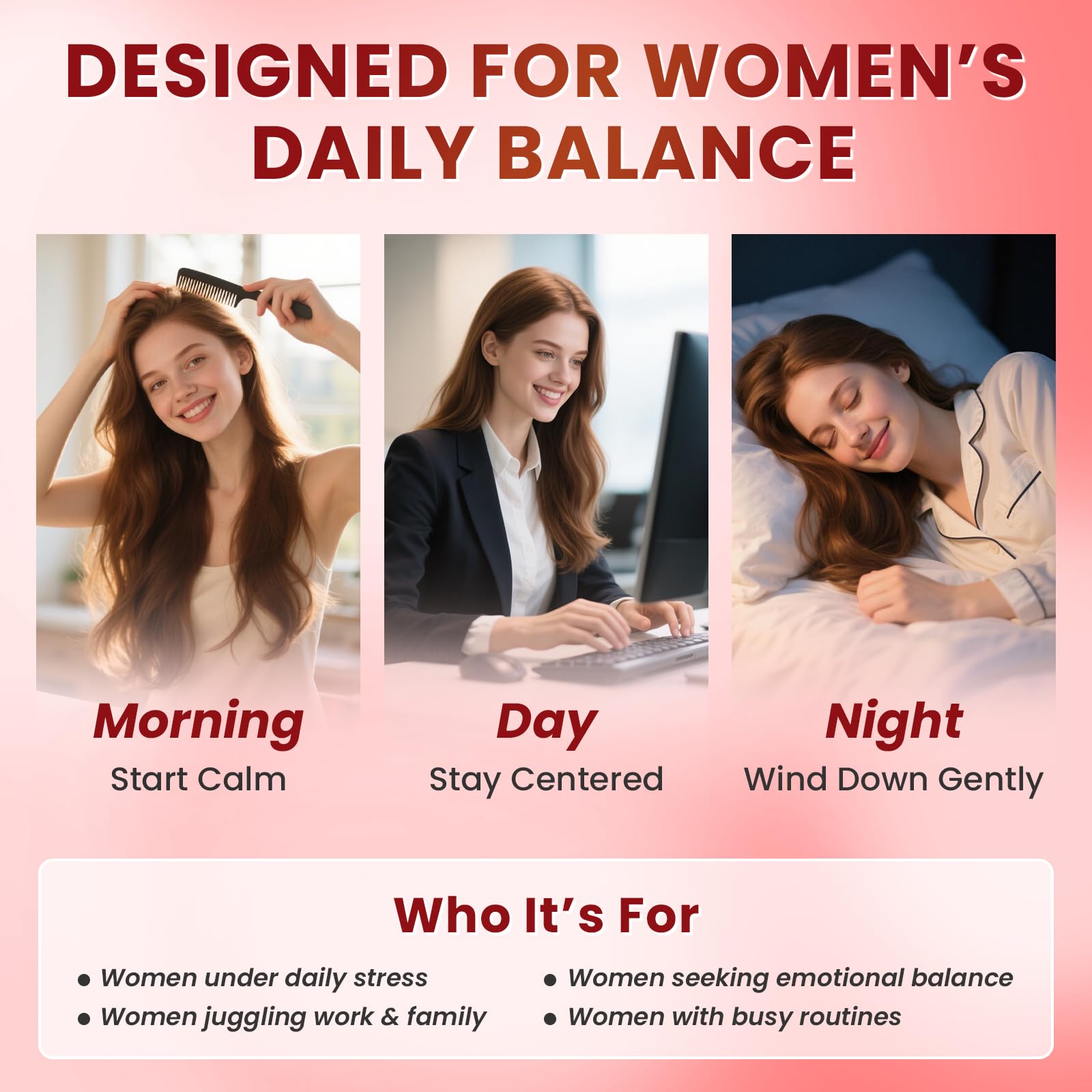 Women's wellness cortisol capsules for vitality
