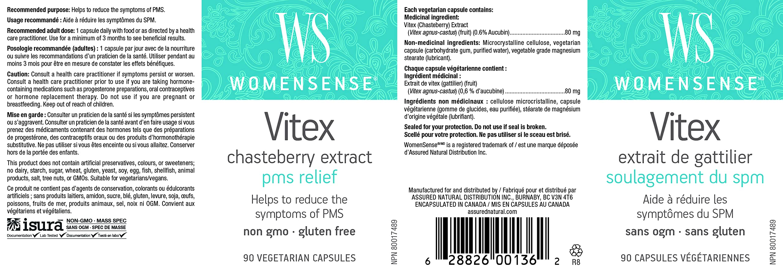 WOMENSENSE Vitex for mood swings