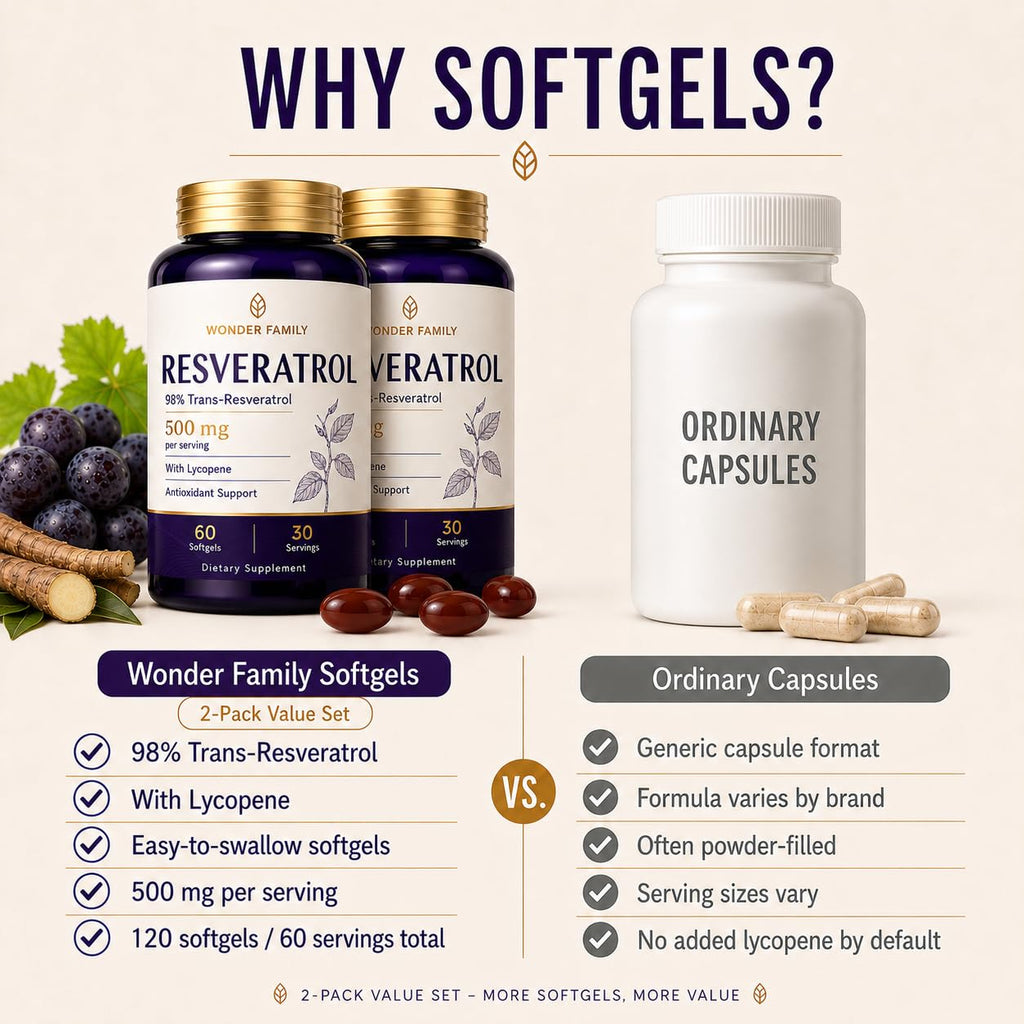 WONDER FAMILY 120 softgels for longevity
