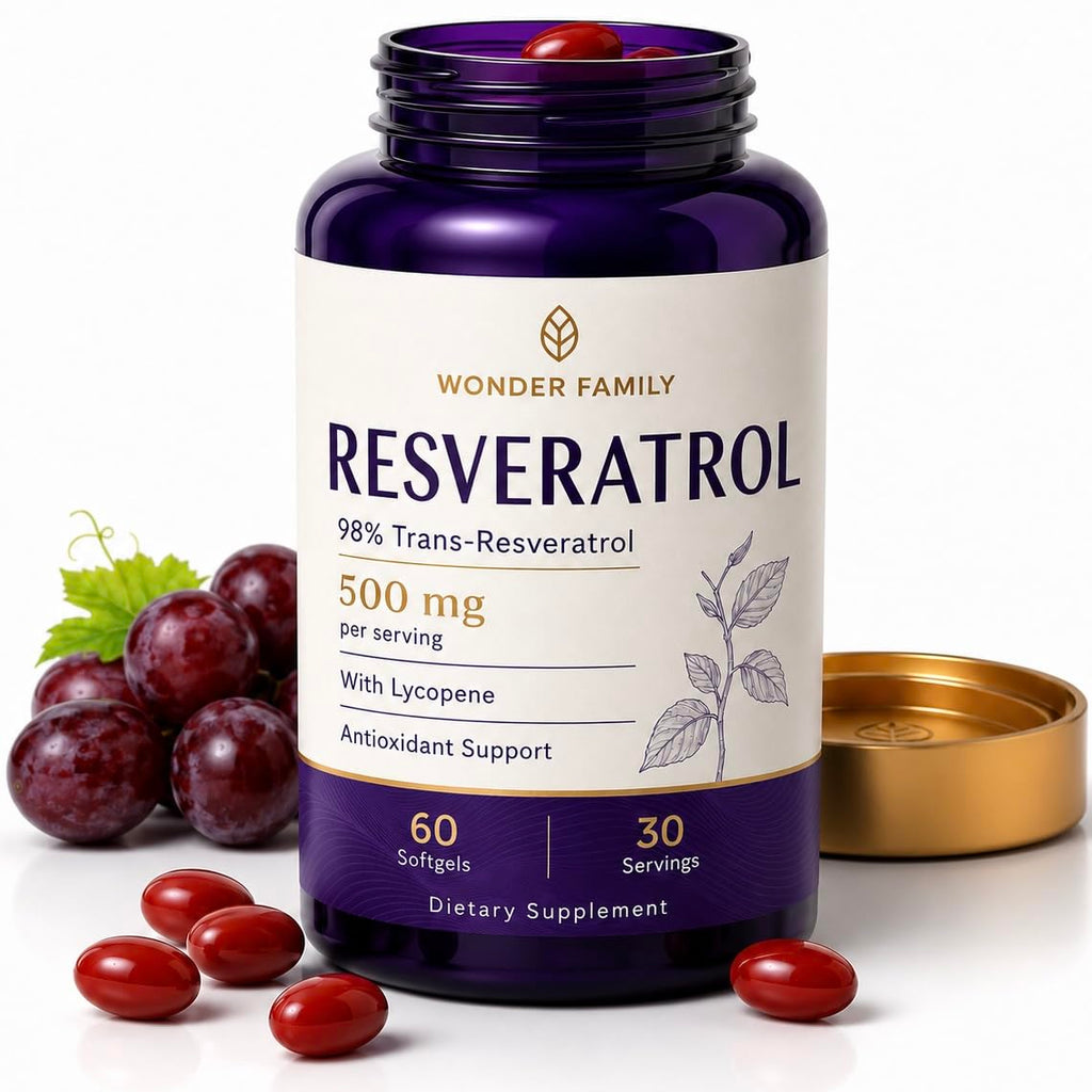 WONDER FAMILY Resveratrol antioxidant capsules