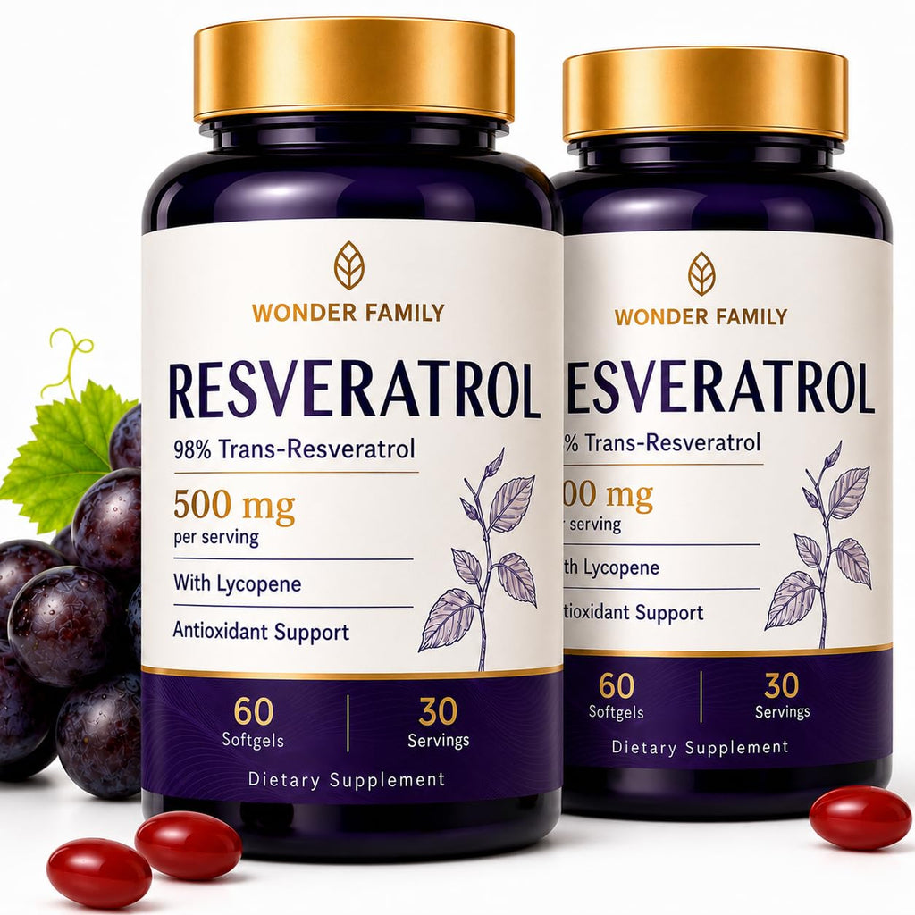 WONDER FAMILY Resveratrol antioxidant support