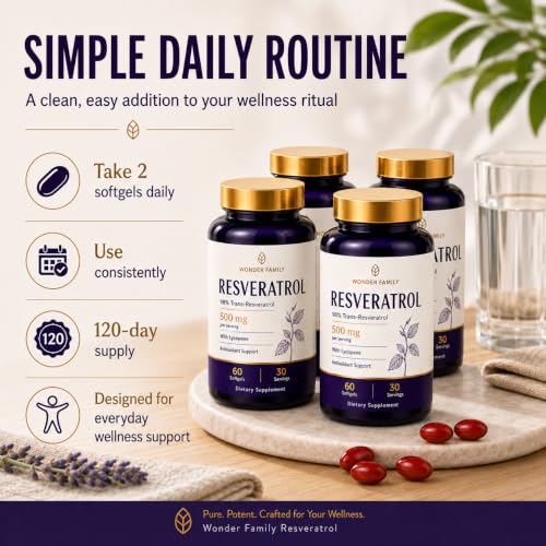 WONDER FAMILY Resveratrol for healthy aging