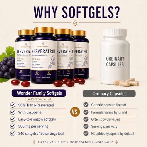 WONDER FAMILY Resveratrol for heart health