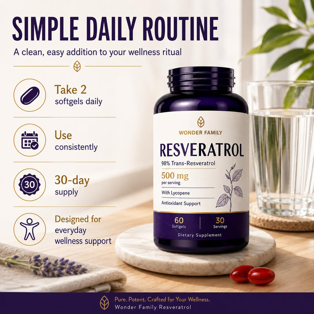 WONDER FAMILY Resveratrol for immune support