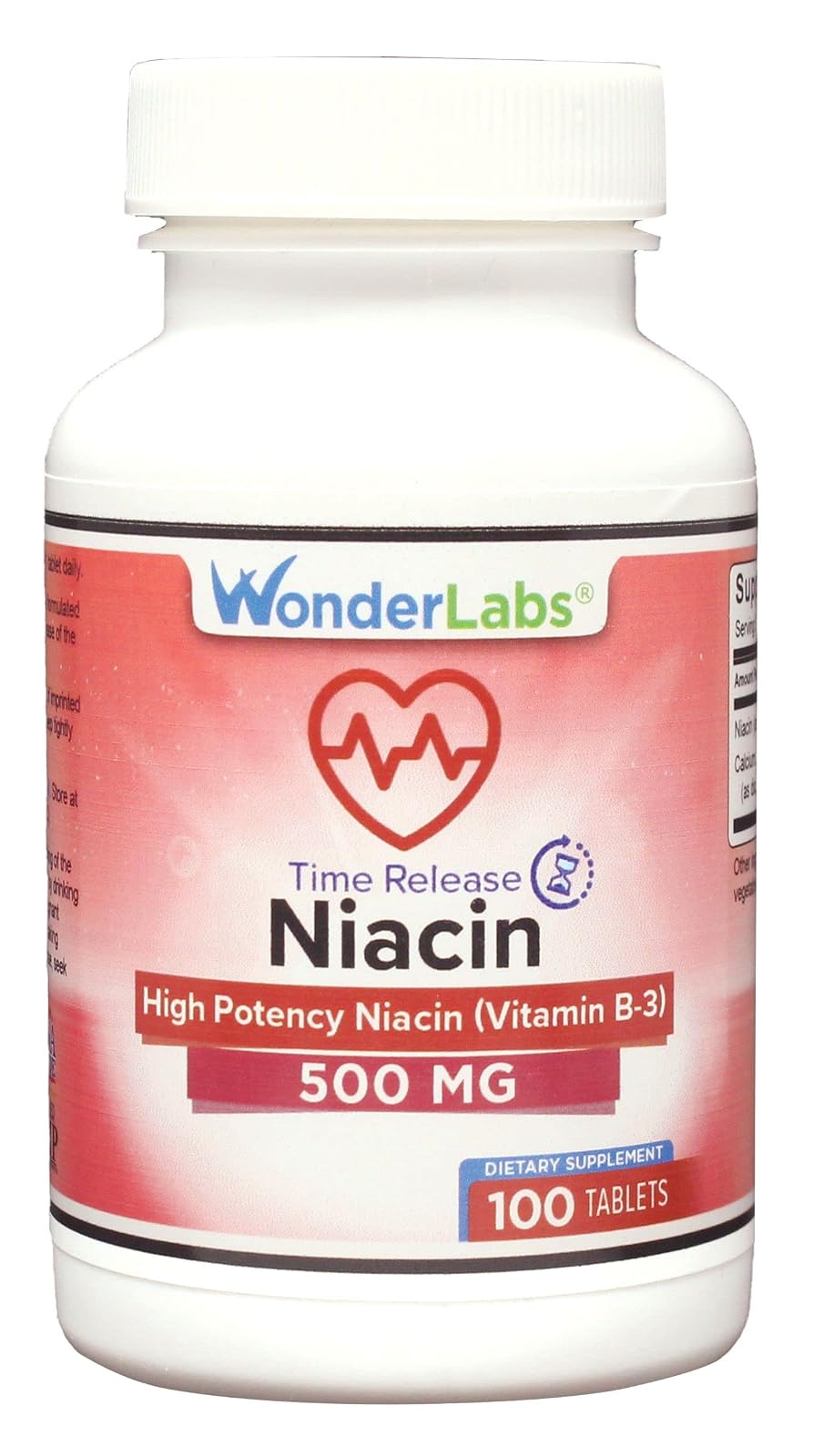 Wonder Laboratories Niacin 500 mg tablets