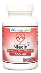 Wonder Laboratories Niacin 500 mg tablets
