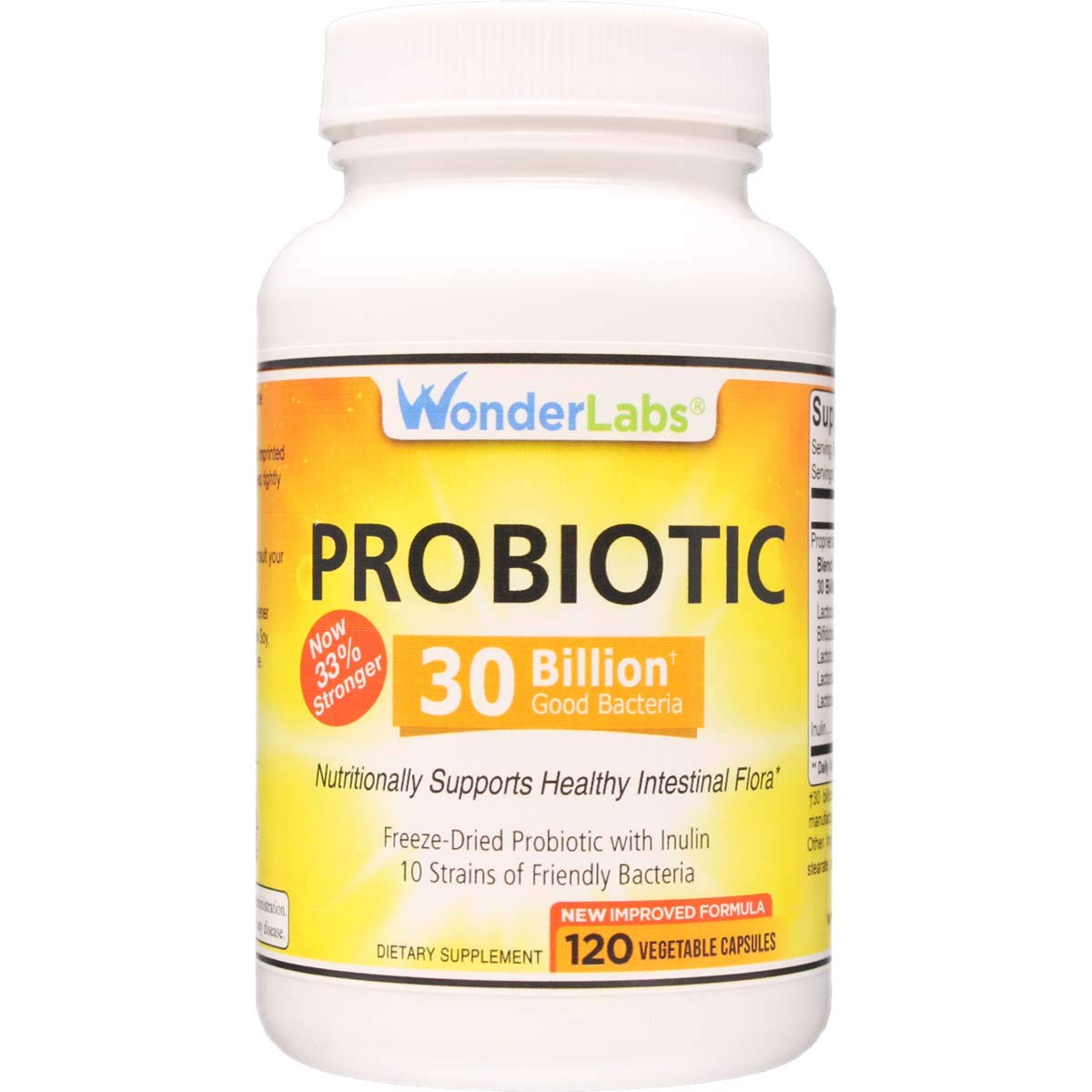 Wonder Laboratories probiotic capsules for digestion