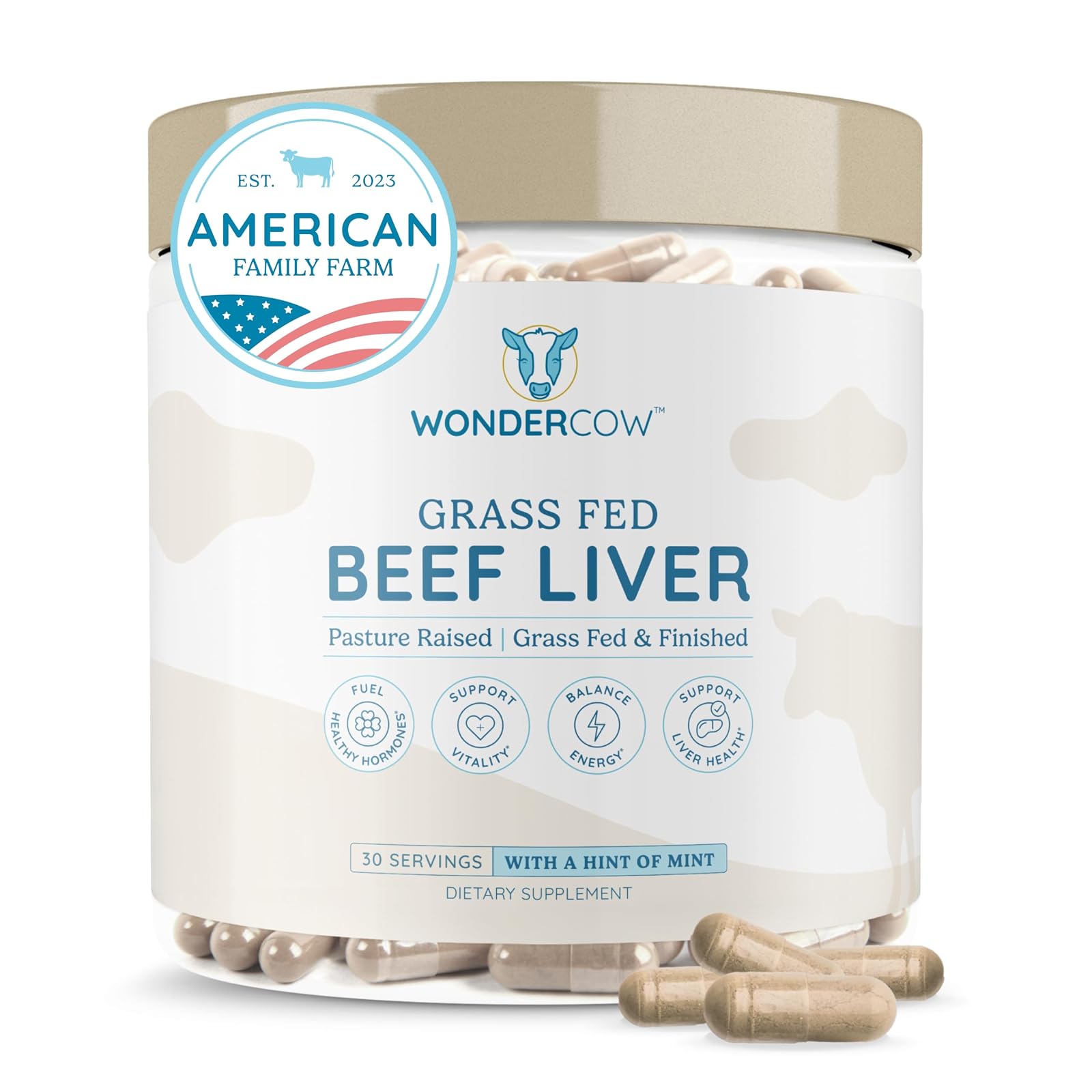 WONDERCOW beef liver capsules benefits