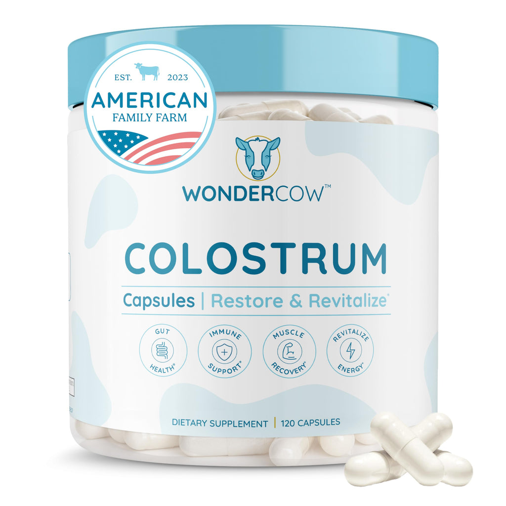 WONDERCOW colostrum capsules for gut health