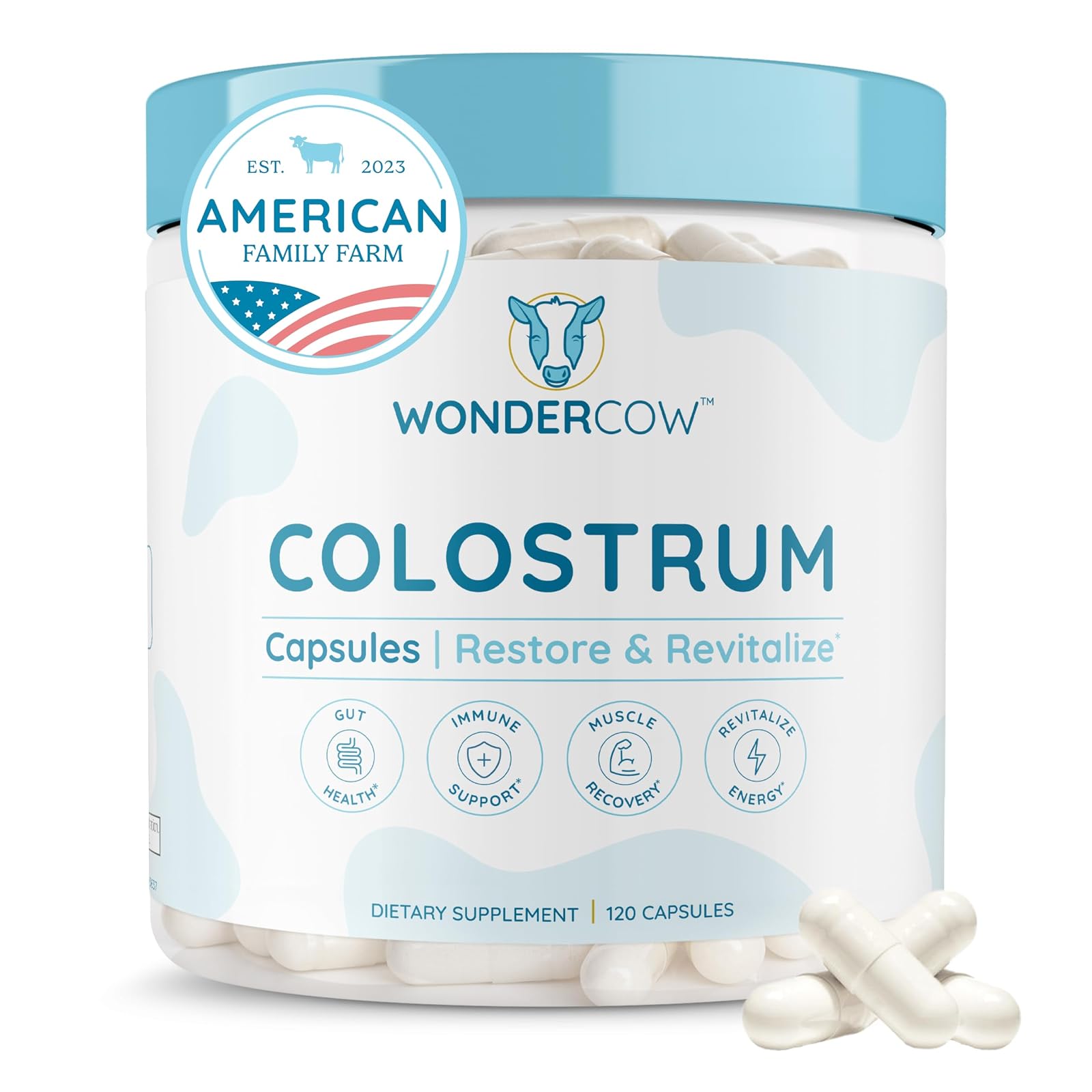 WONDERCOW colostrum capsules for immunity