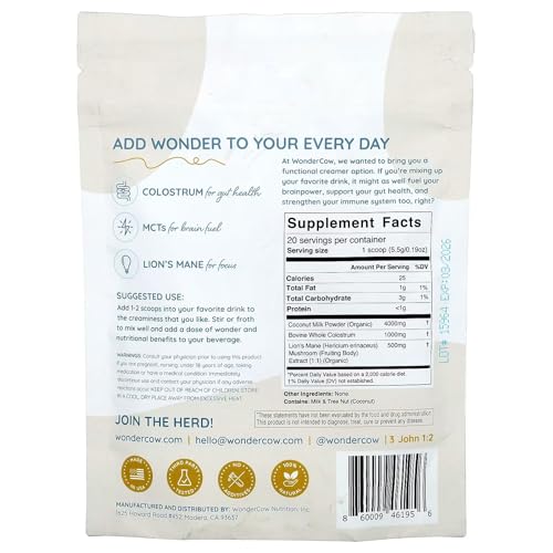 WONDERCOW creamer for healthy living