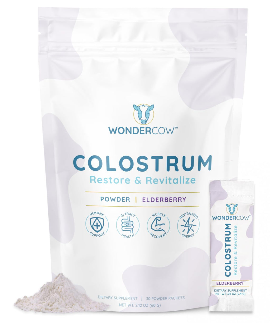 WONDERCOW elderberry colostrum powder