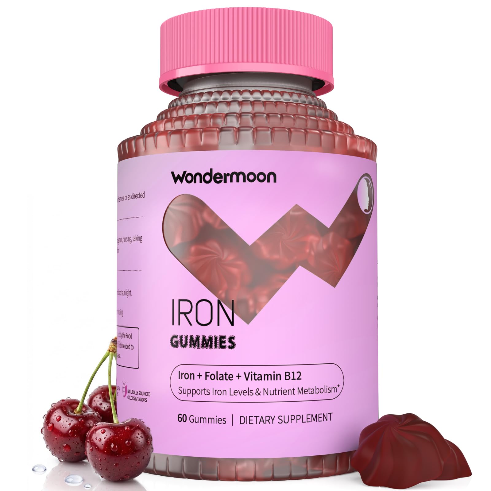 Wondermoon iron gummies for energy