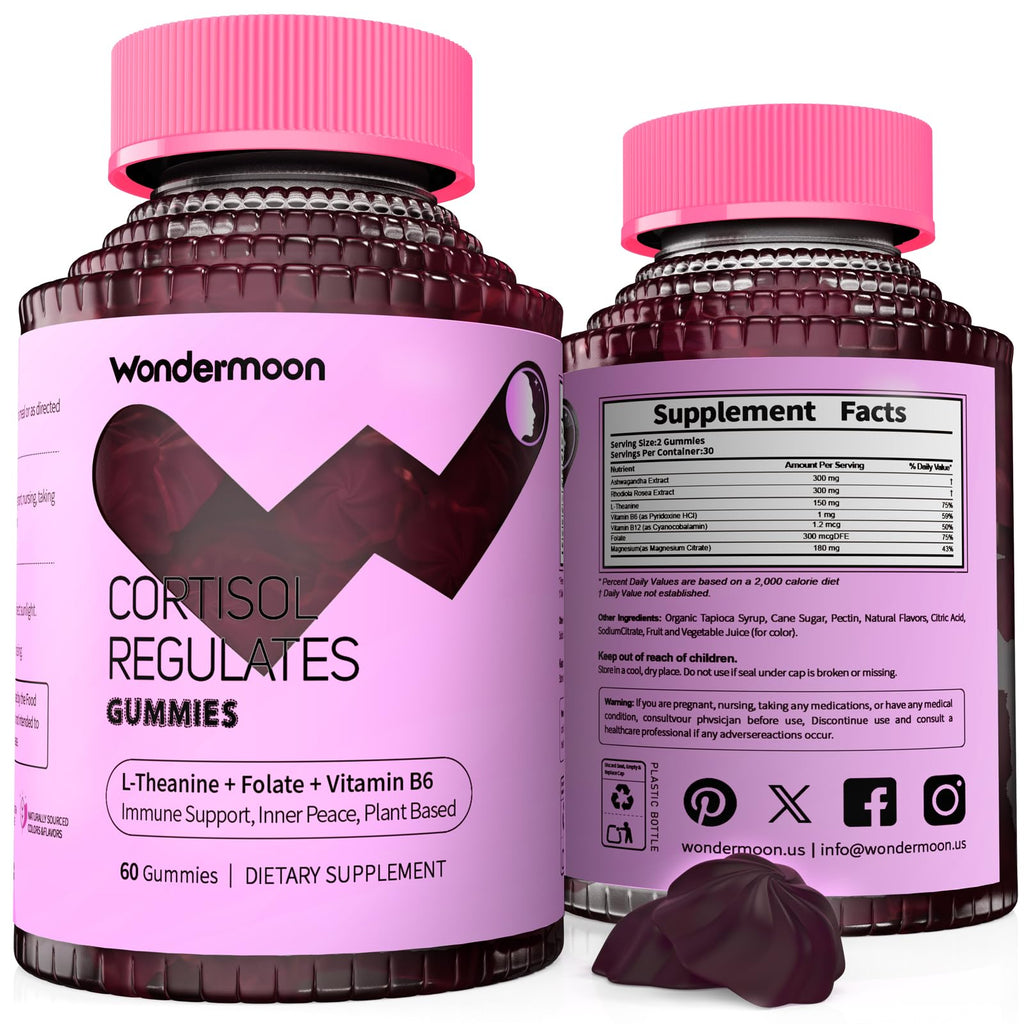 Wondermoon stress support gummies for calm