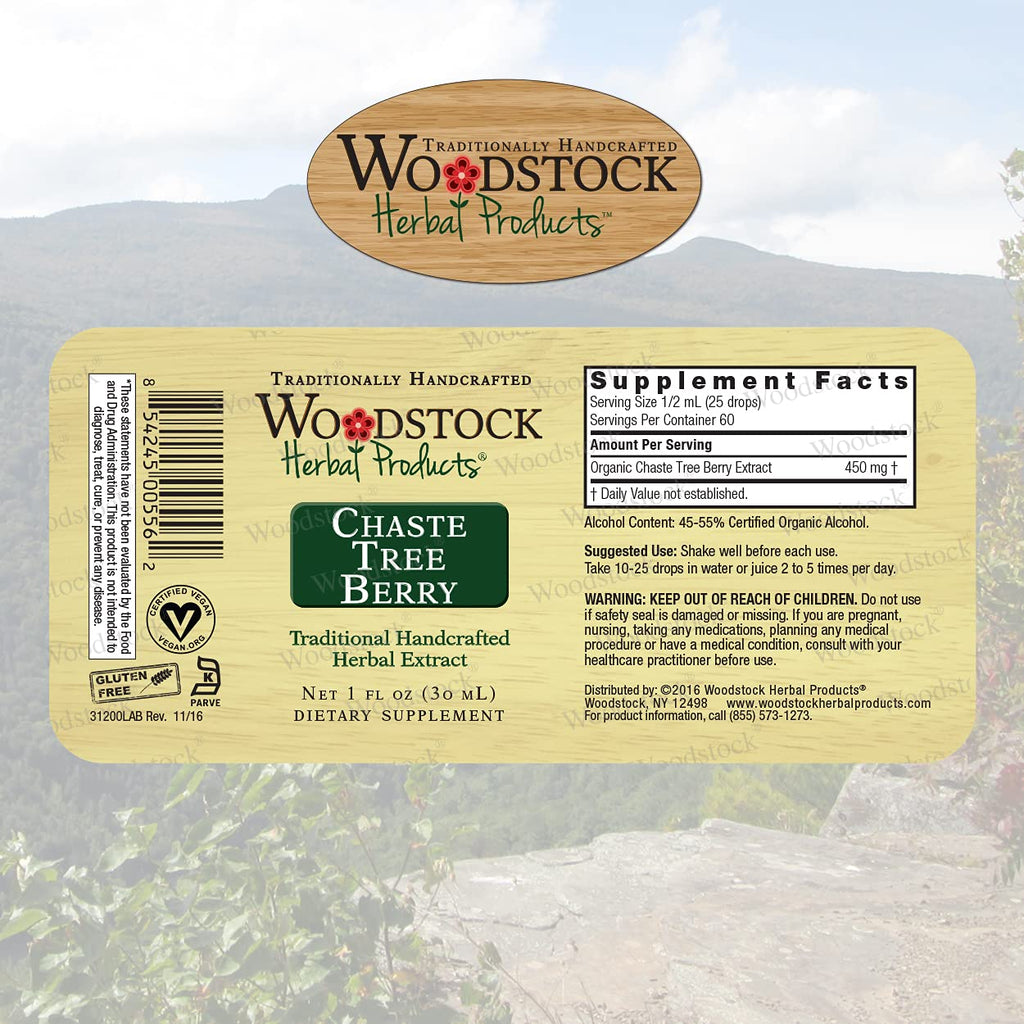 Woodstock herbal chaste tree benefits