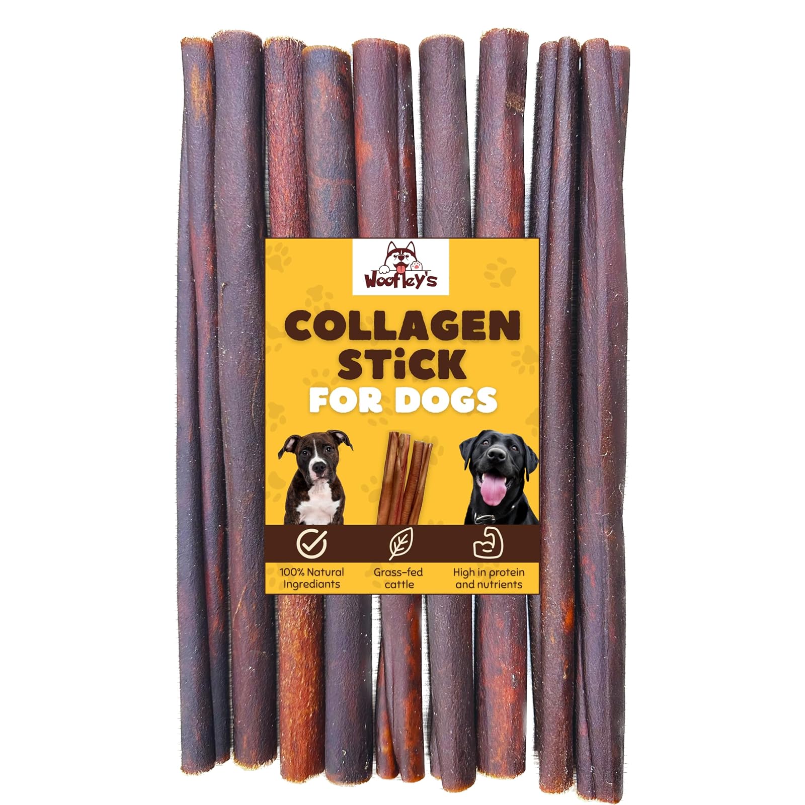 Woofley's beef collagen sticks for dogs