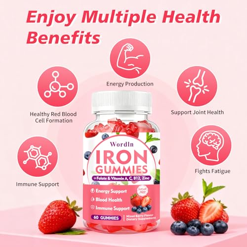 Wordln iron gummies for vitality
